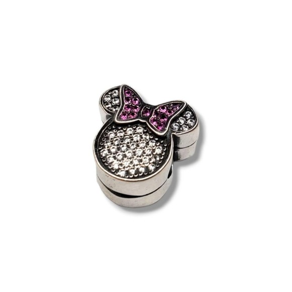 Disney | Jewelry | Disney Minnie Mouse Sterling Silver Cubic Zirconia ...